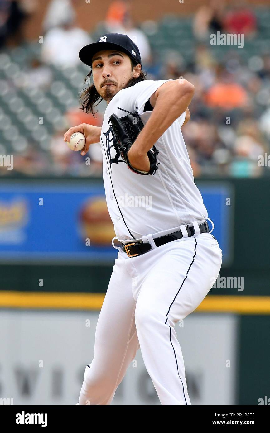 Detroit Tigers starting pitcher Alex Faedo throws against the Seattle ...