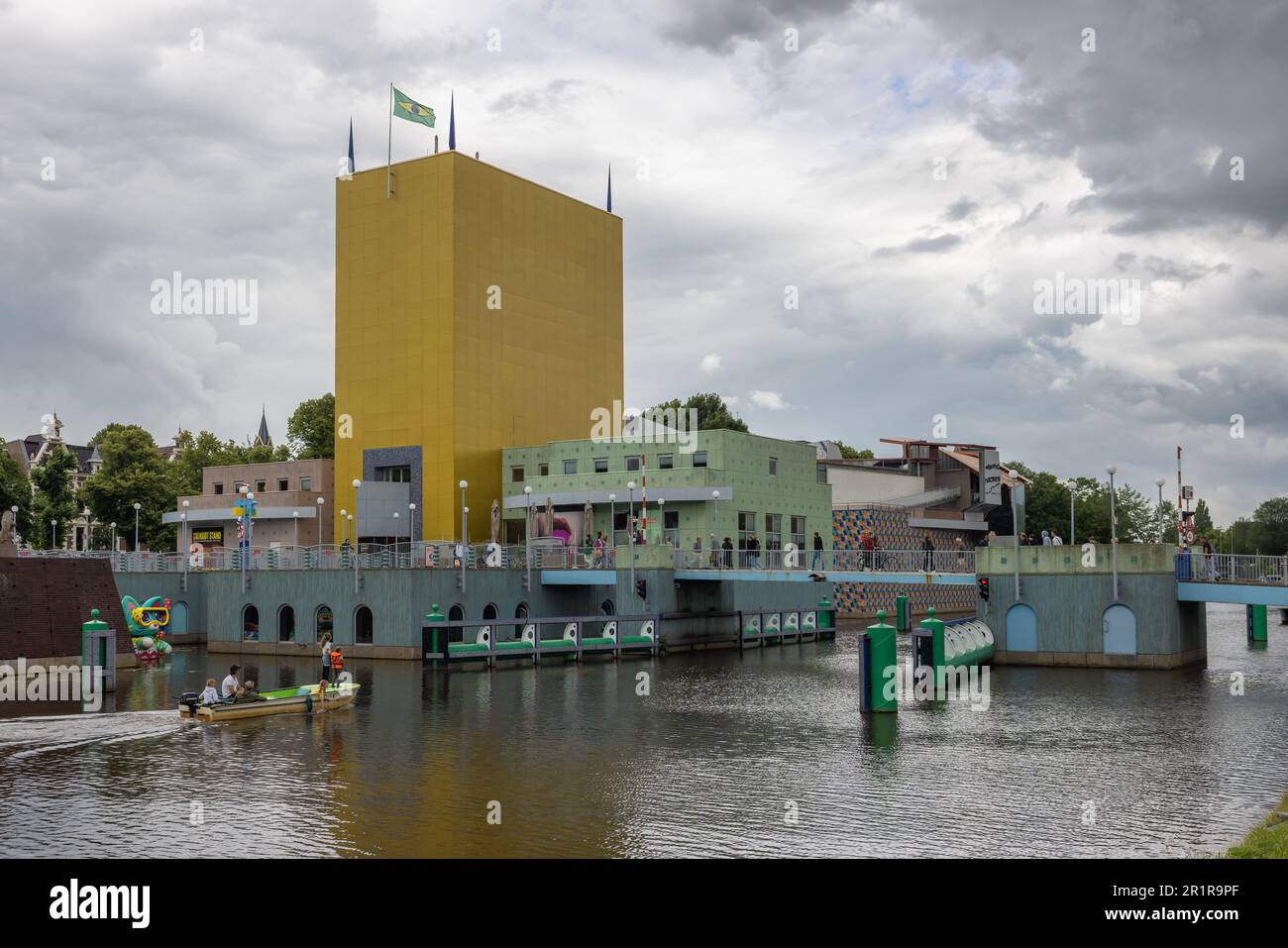 Groningen, The Netherlands - July 7, 2022: Futuristic Museum of modern ...