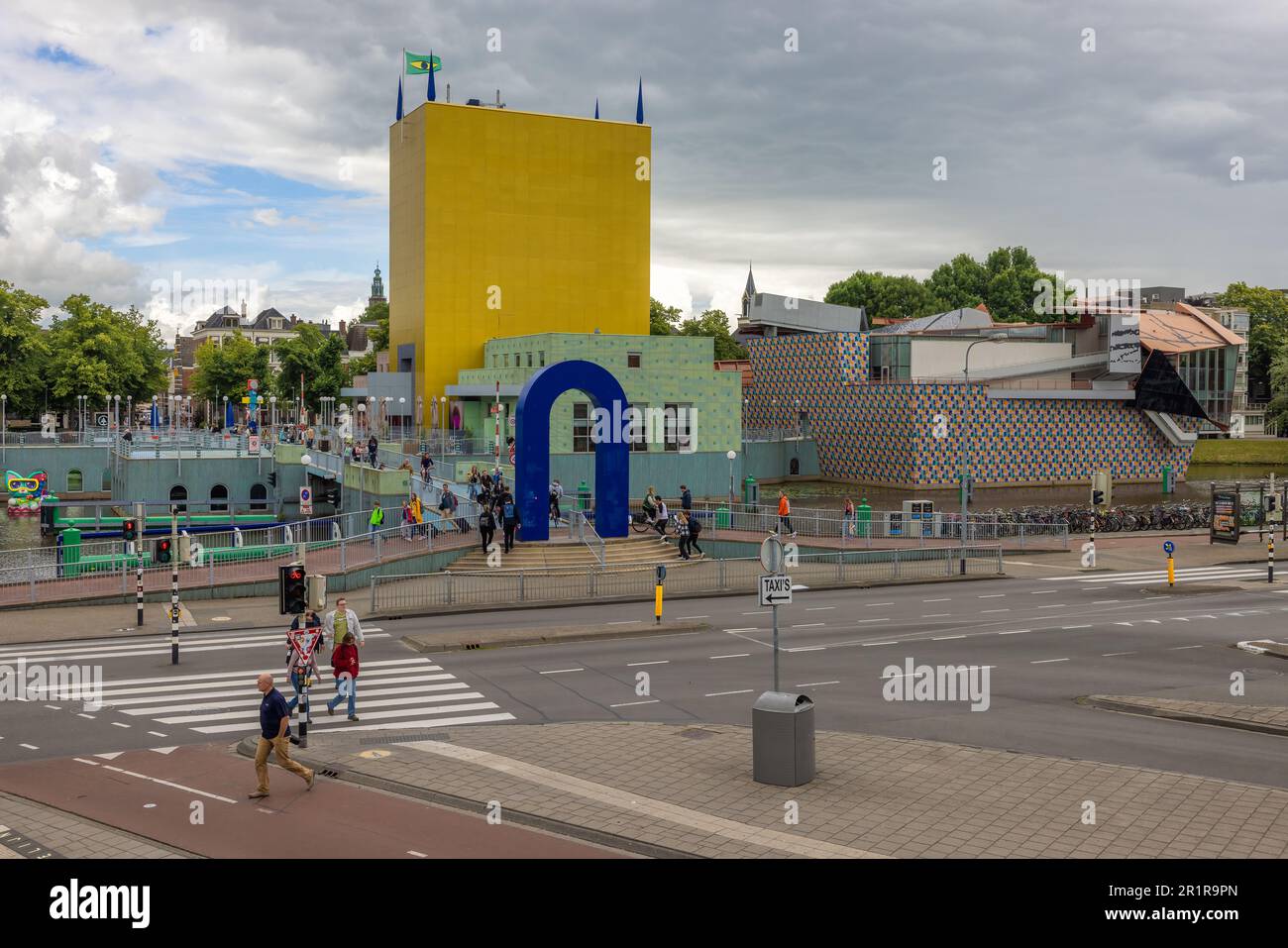 Groningen, The Netherlands - July 7, 2022: Futuristic Museum of modern ...