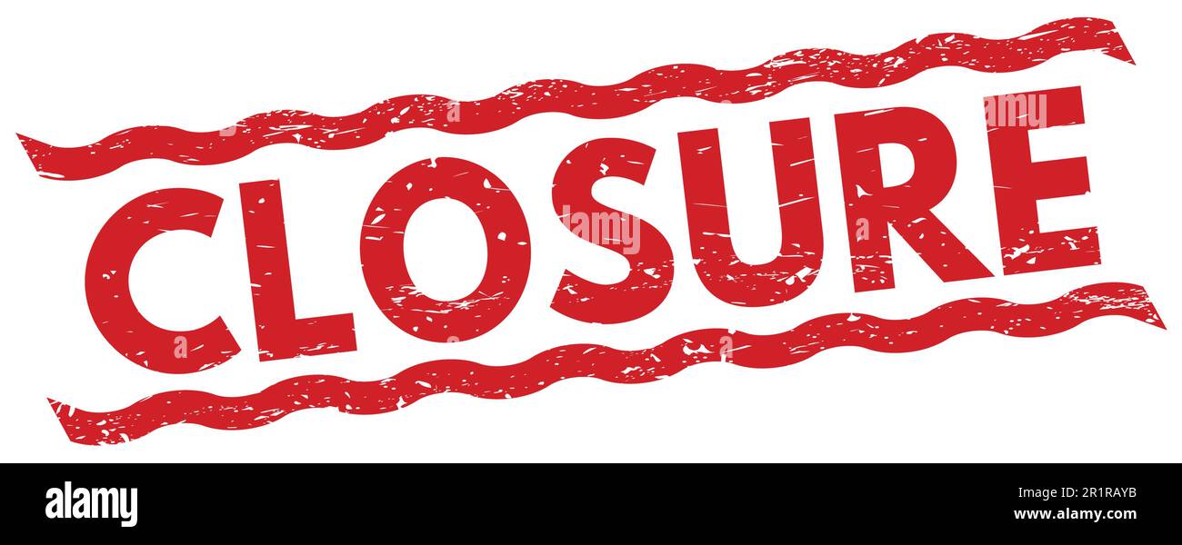 Closure word hi-res stock photography and images - Alamy