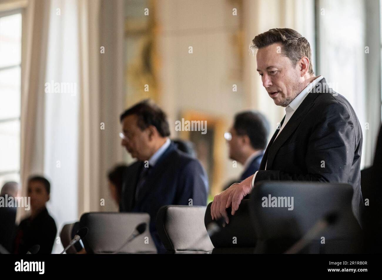 Versailles, France. 15th May, 2023. SpaceX, Twitter and electric car ...