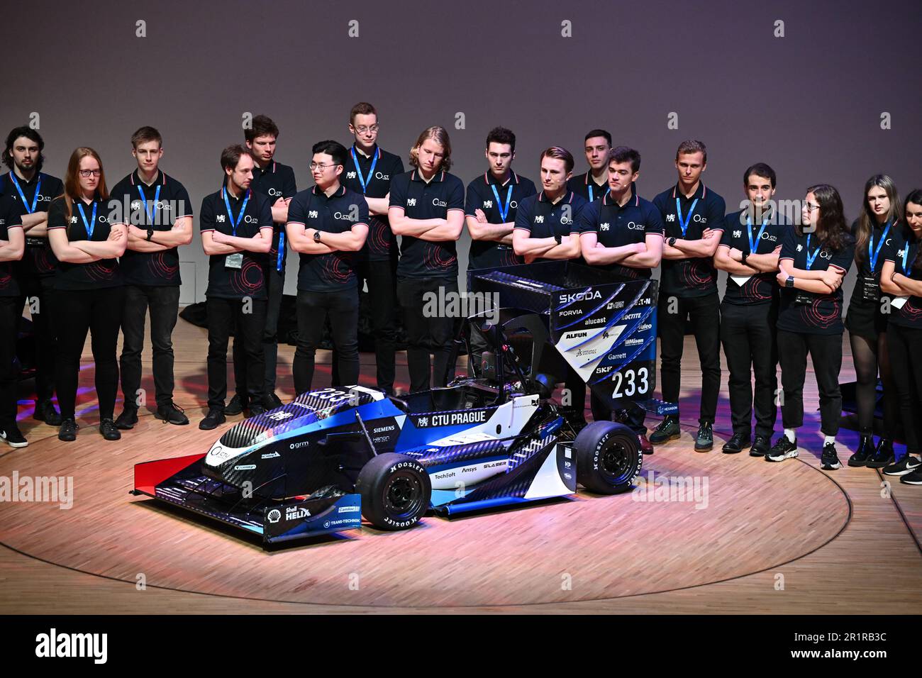 The presentation of new FS.15 student formula made by team from Czech ...