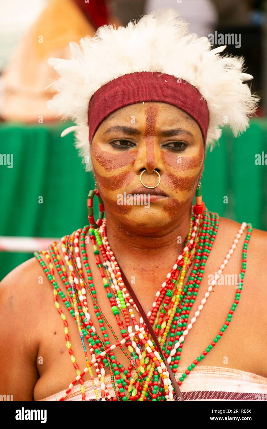 Jos, Nigeria. 12th May 2023. Portrait of Berom woman, Jos, Plateau ...