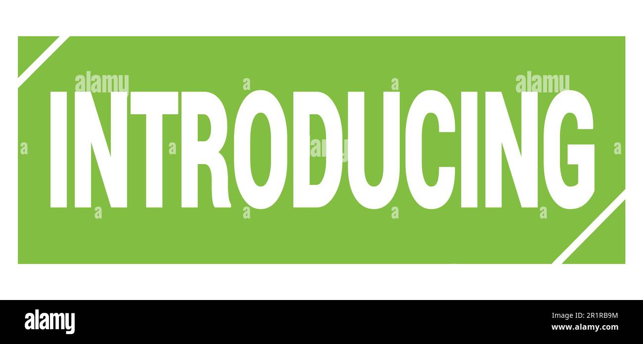 INTRODUCING text written on green grungy stamp sign Stock Photo - Alamy INTRODUCING text written on green grungy stamp sign Stock Photo - Alamy