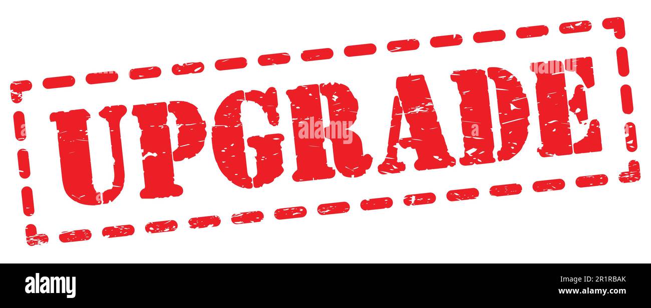 Upgrade stamp hi-res stock photography and images - Alamy