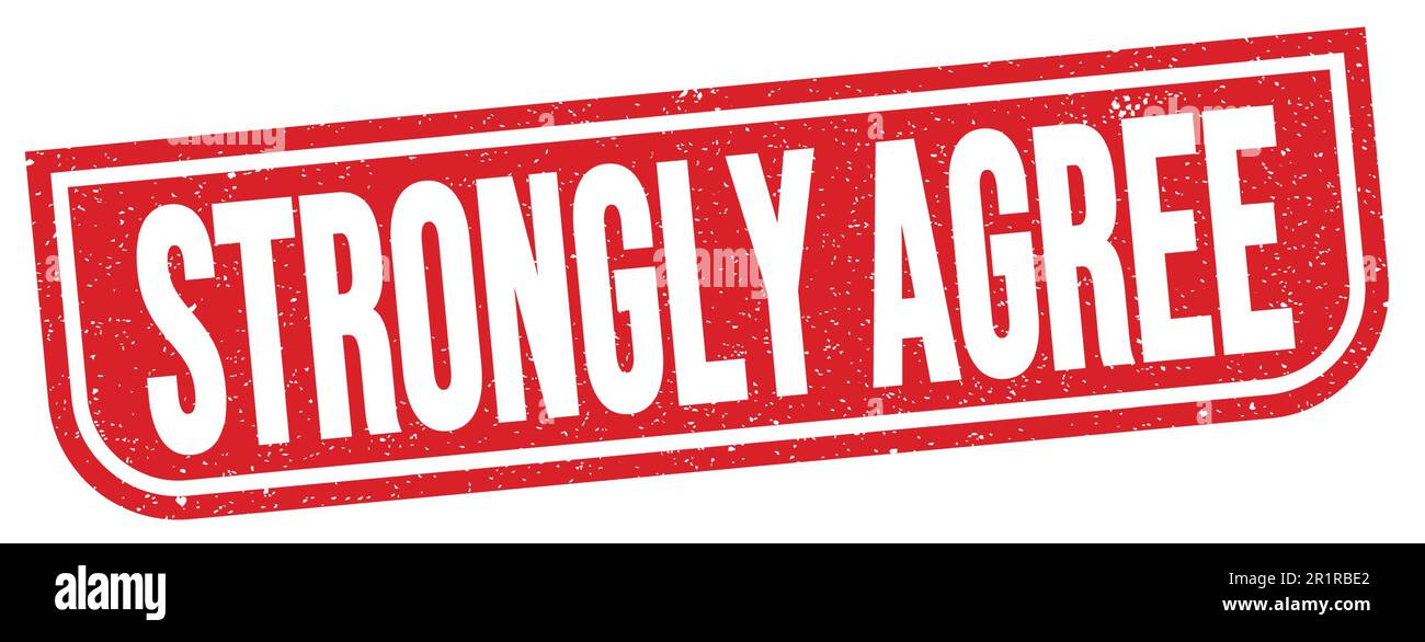 Strongly agree stamp hi-res stock photography and images - Alamy