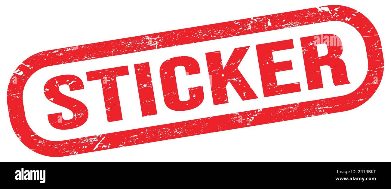 Rectangle sticker hi-res stock photography and images - Alamy