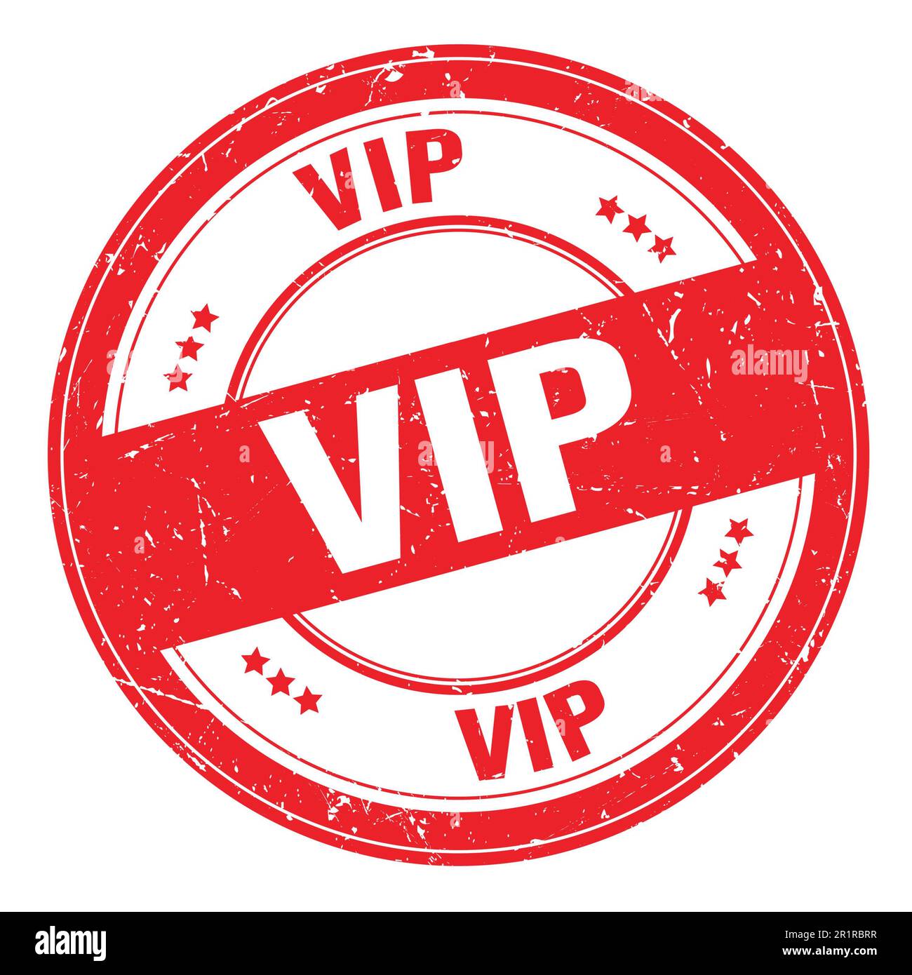 VIP text written on red round grungy stamp sign Stock Photo - Alamy
