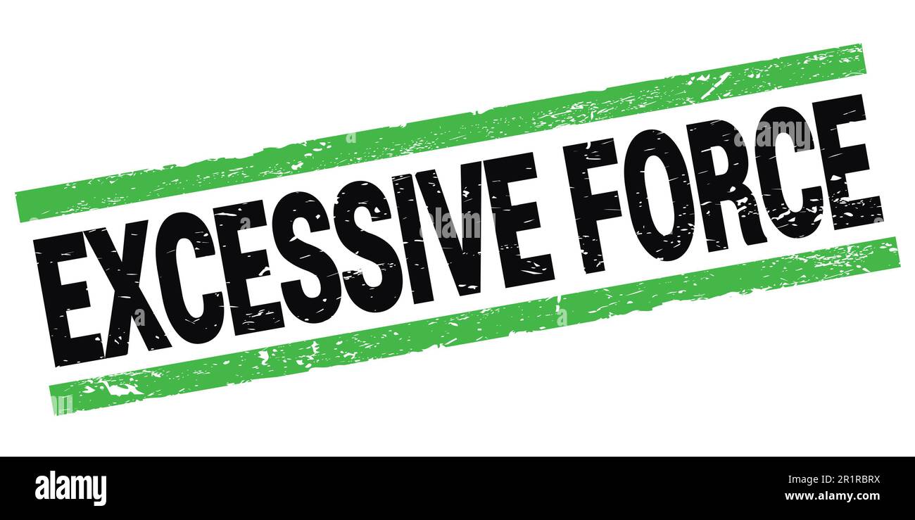 Excessive force text hi-res stock photography and images - Alamy