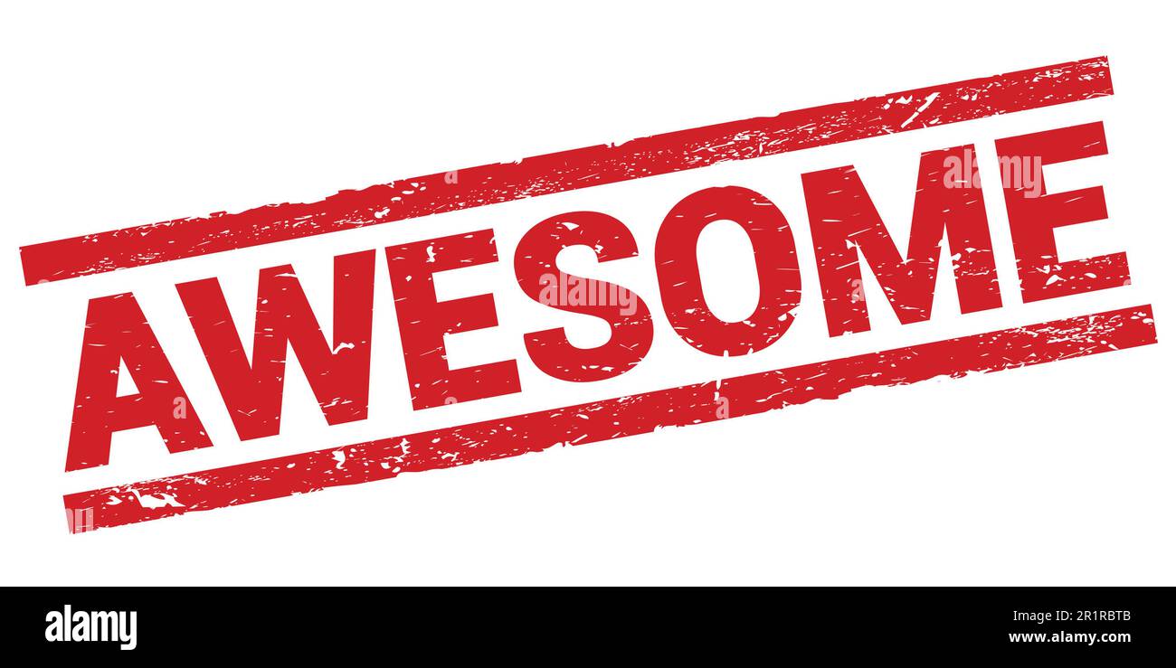 Awesome stamp hi-res stock photography and images - Alamy