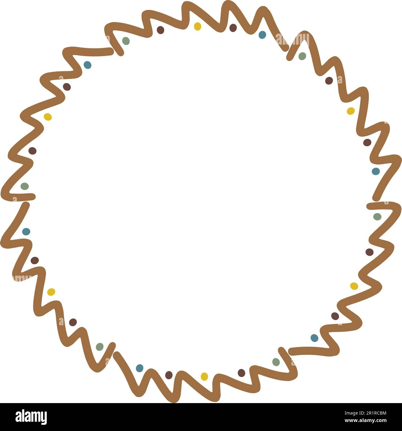 Vintage Circle Border Clip Art