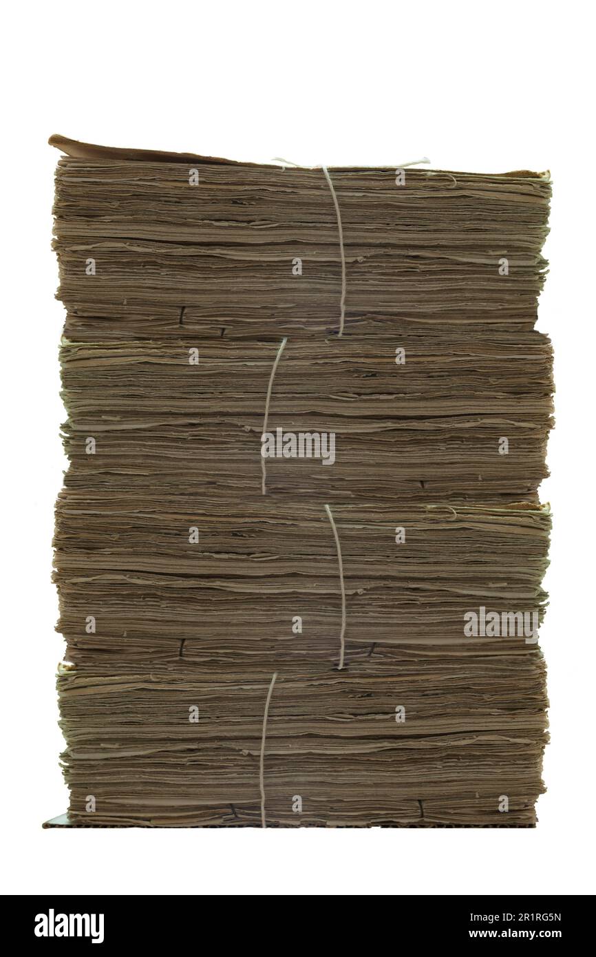 Bookbinding paper hi-res stock photography and images - Alamy