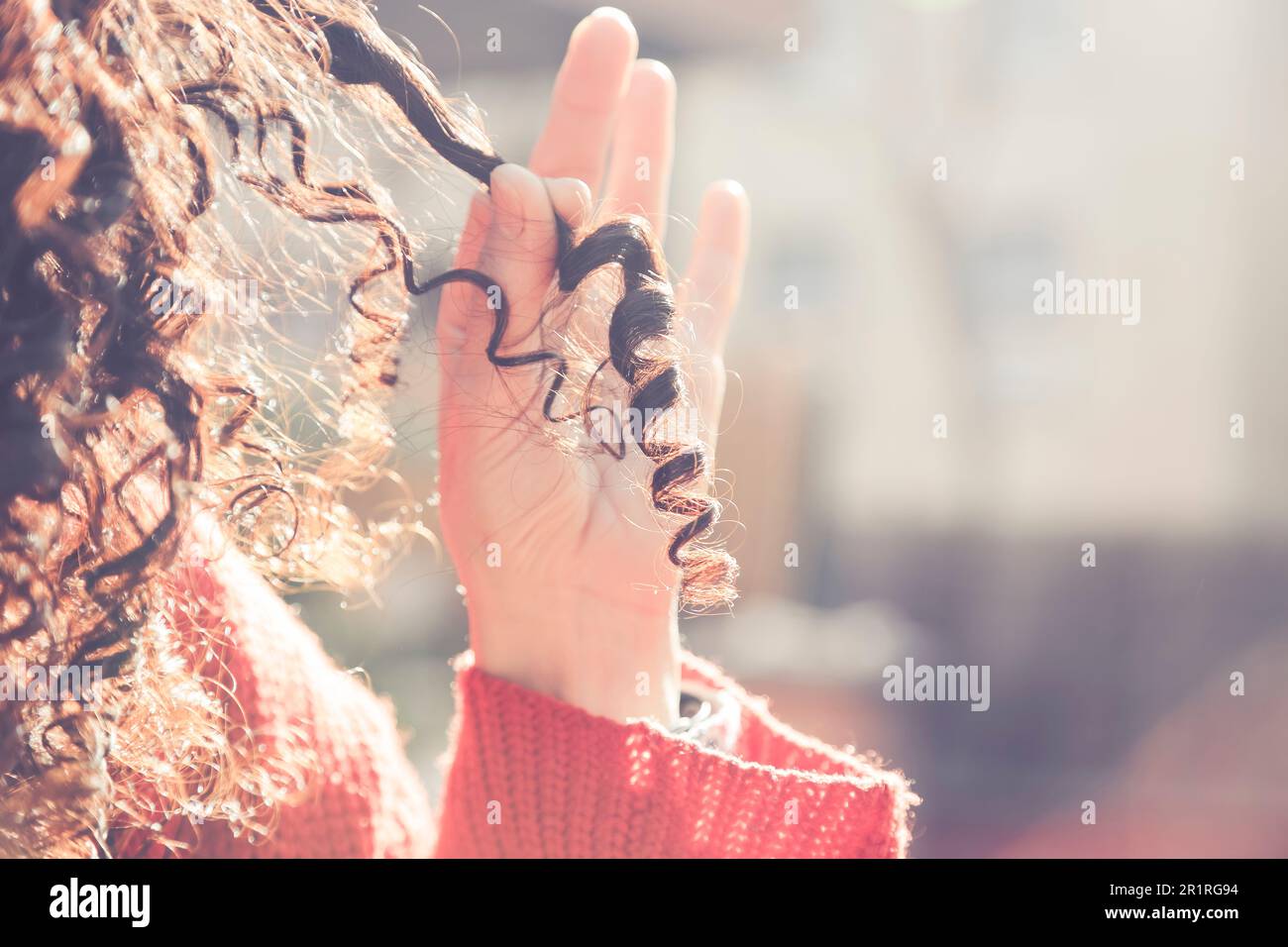 Ringlet and hair hi-res stock photography and images - Alamy