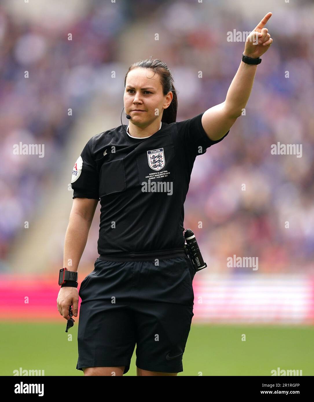 Referee Emily Heaslip During The Vitality Womens Fa Cup Final At