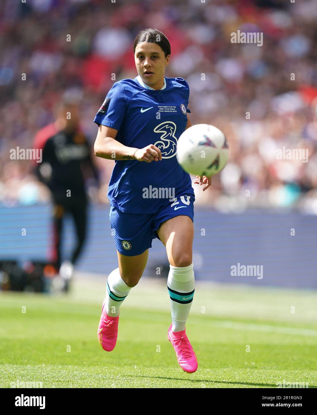 Chelsea's Sam Kerr during the Vitality Women's FA Cup final at Wembley ...