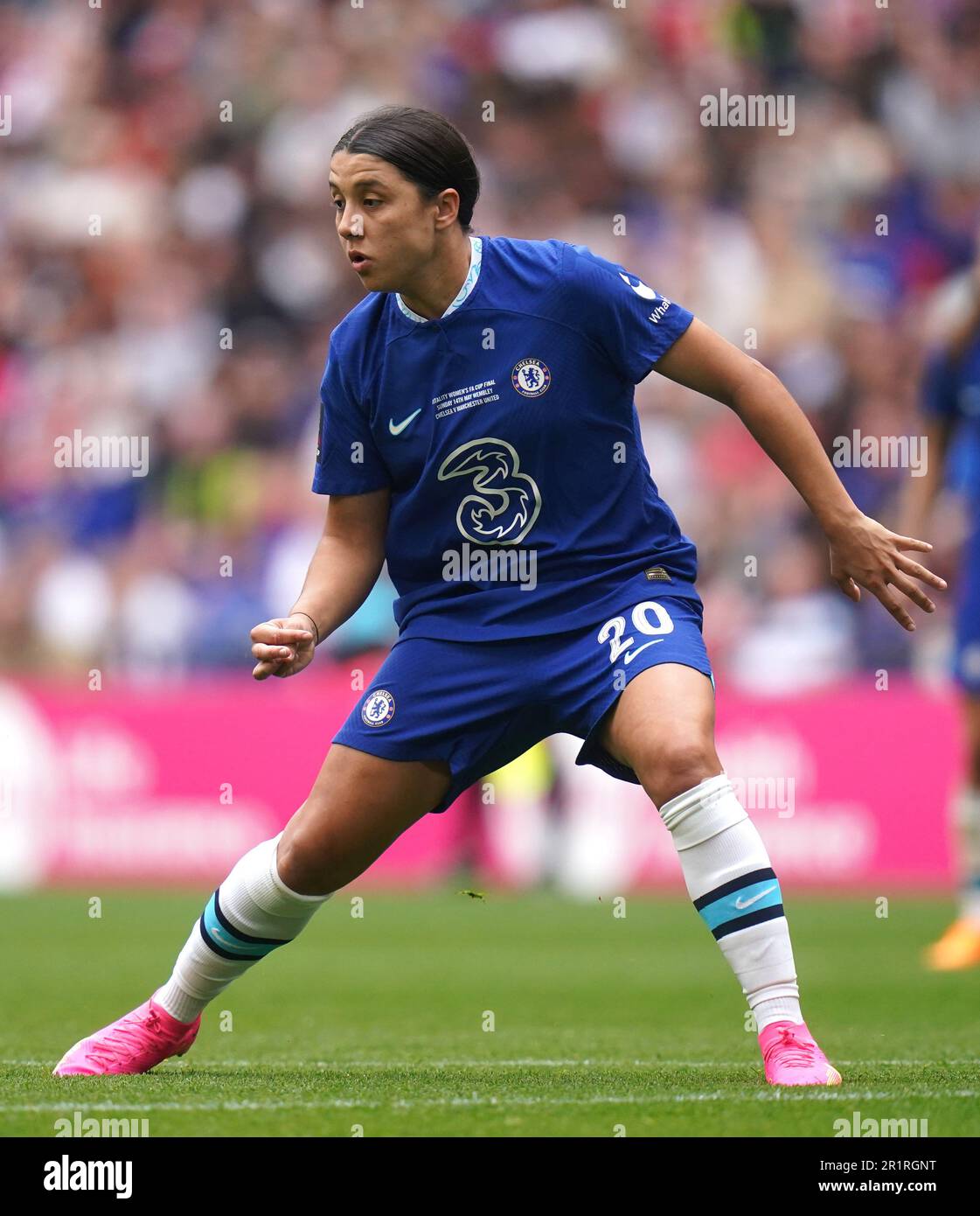 Chelsea's Sam Kerr during the Vitality Women's FA Cup final at Wembley ...