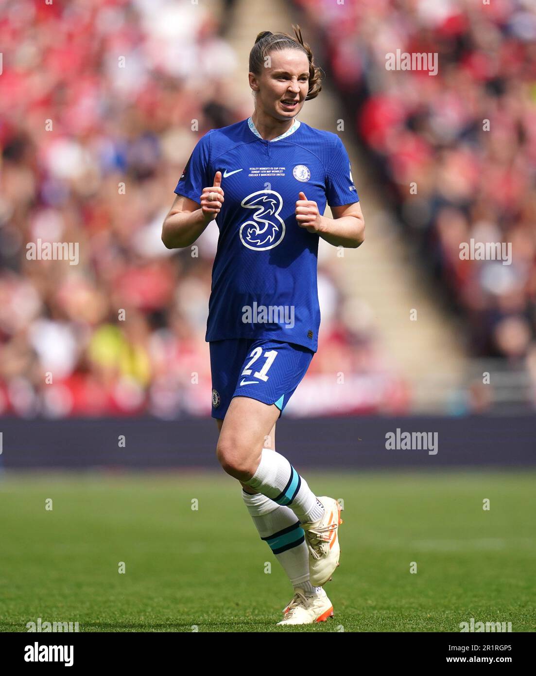 Chelsea's Niamh Charles during the Vitality Women's FA Cup final at ...