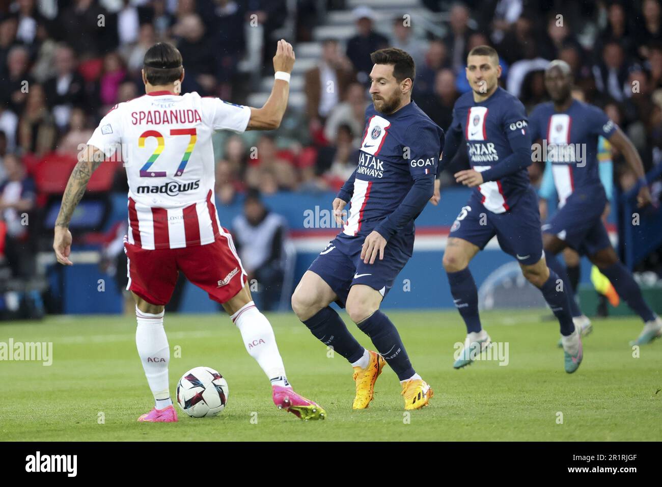 Lionel Messi of PSG during the French championship Ligue 1 football ...