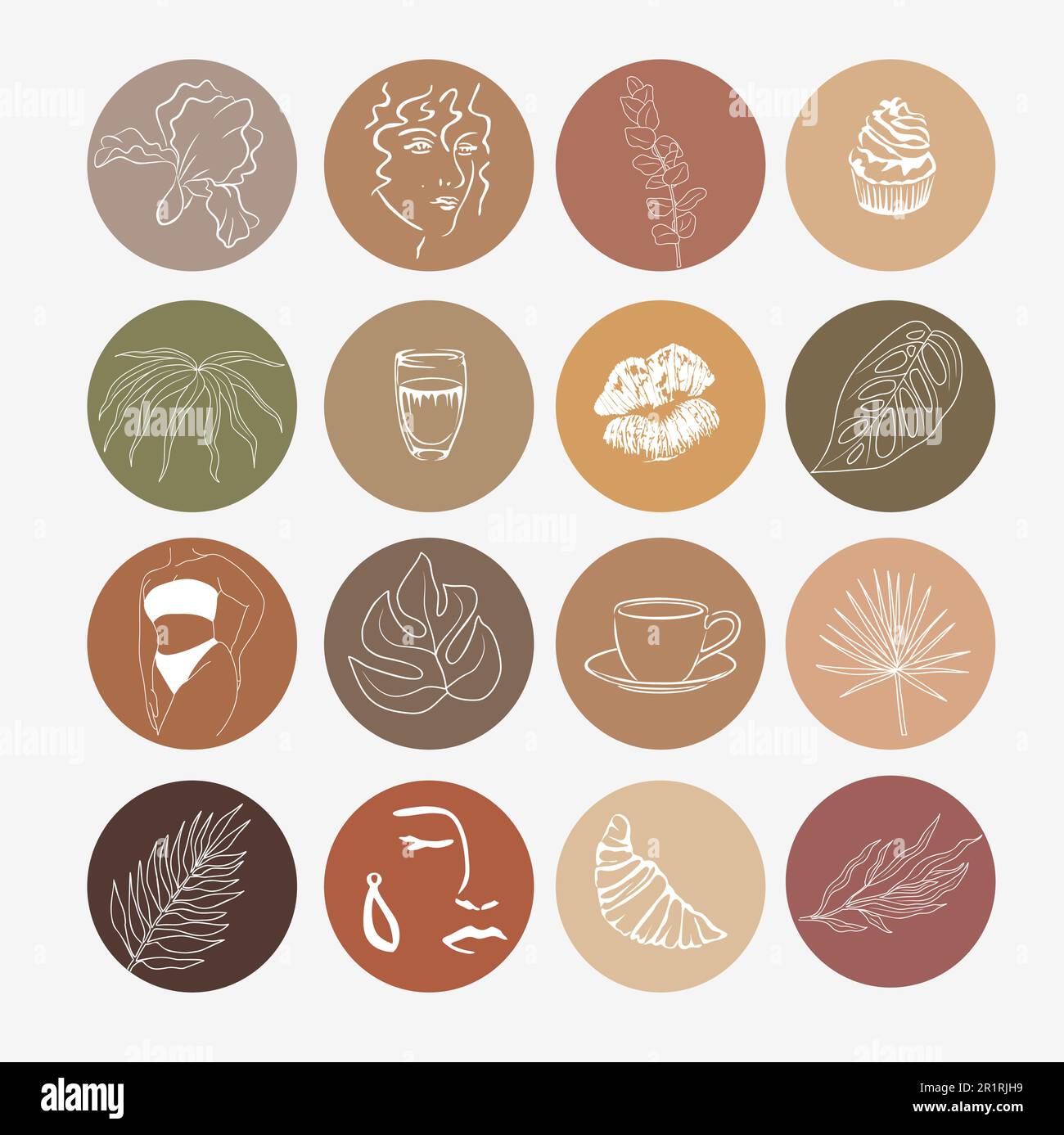 Social media post template for coffee hi-res stock photography and ...