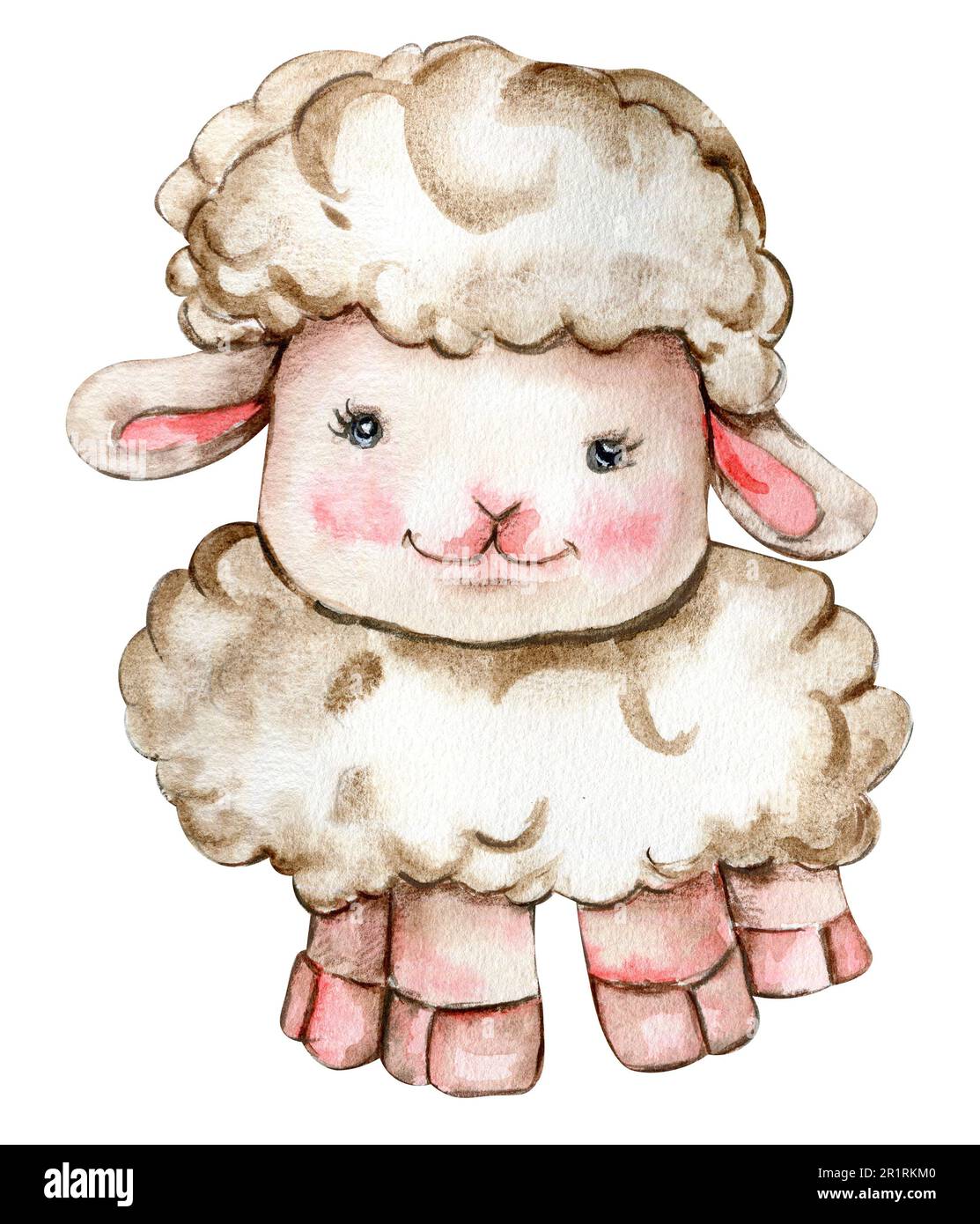 Fluffy Sheep Silhouette