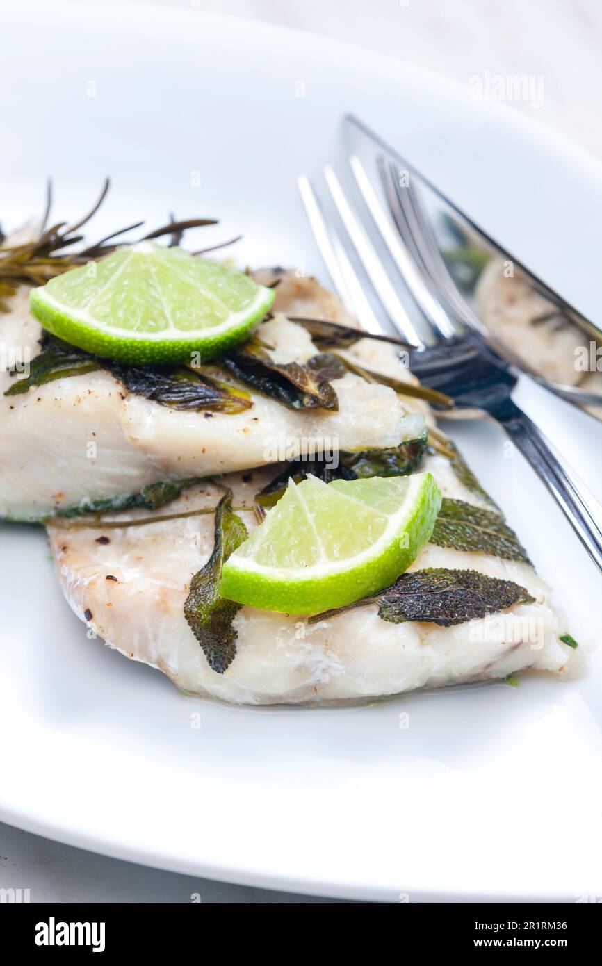 Close up fish herbs hi-res stock photography and images - Alamy