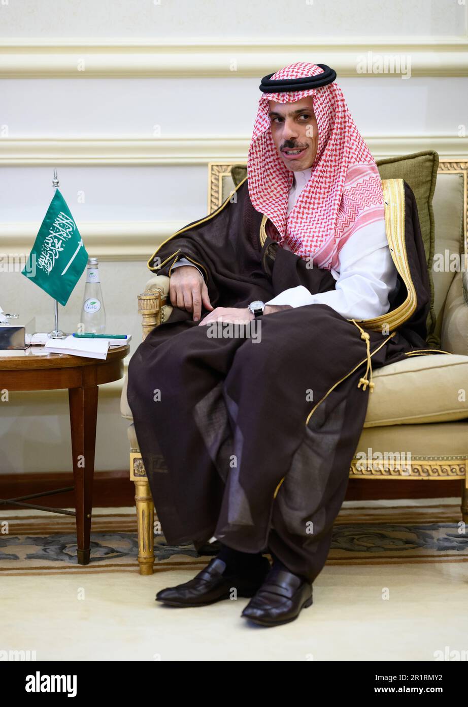 Dschidda, Saudi Arabia. 15th May, 2023. Prince Faisal bin Farhan bin ...