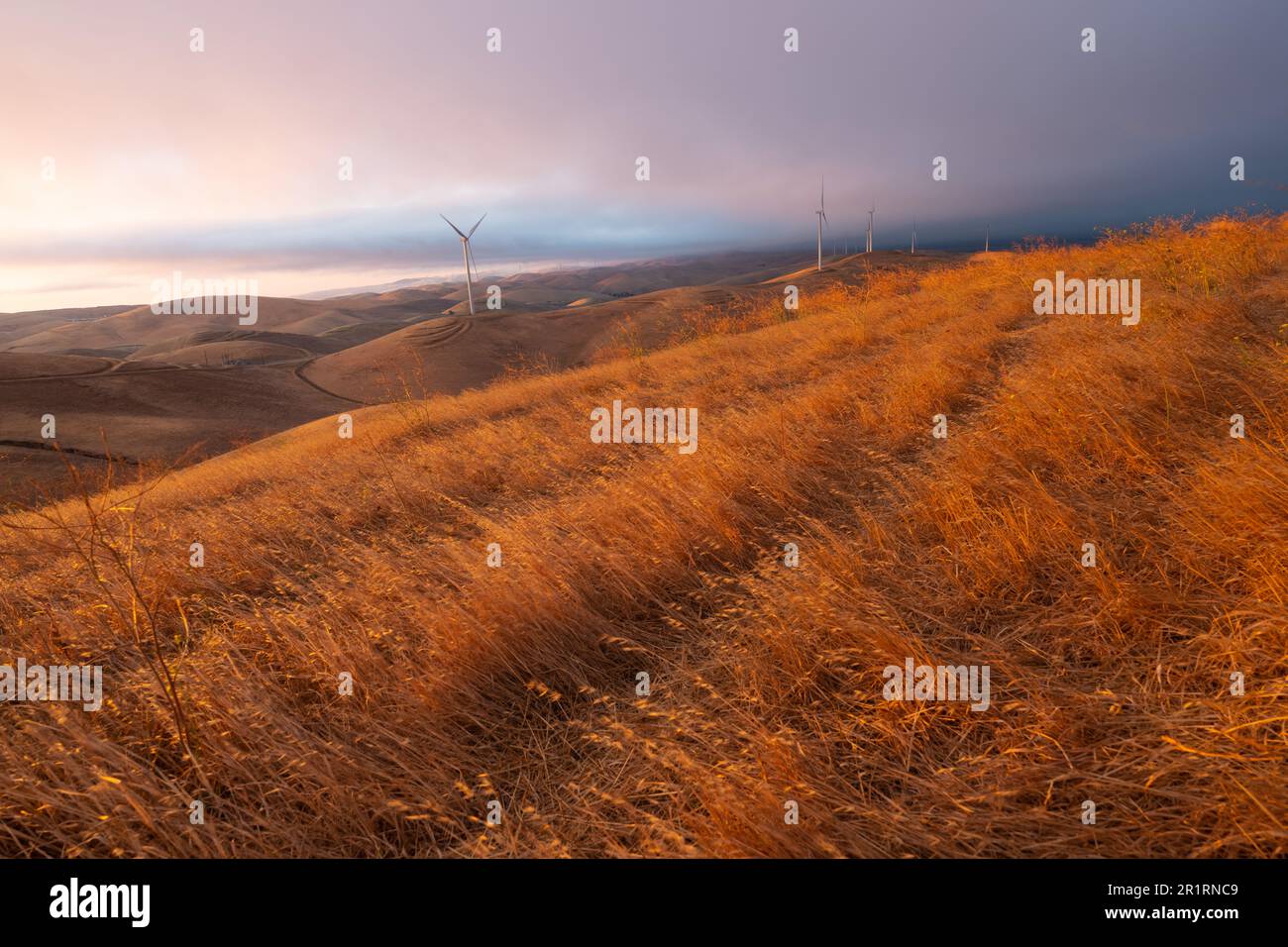 Altamont Wind Farm Stock Photo - Alamy