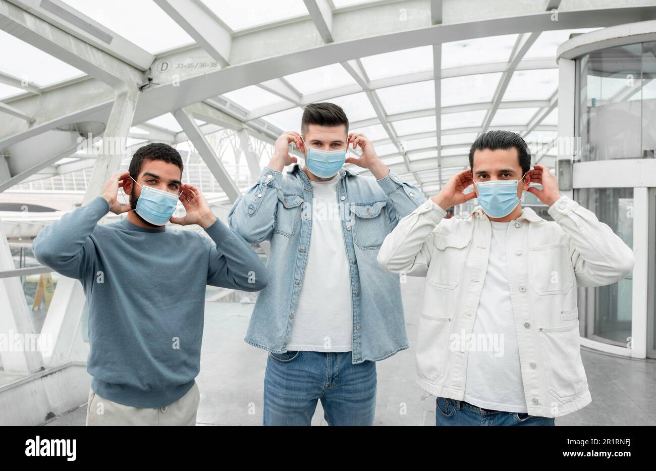 Business men wearing medical masks hi-res stock photography and images ...
