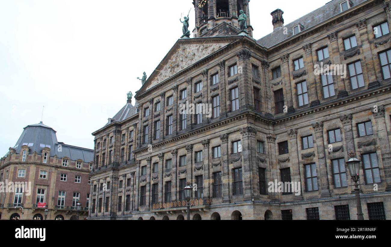 royal palace in amsterdam (the netherlands Stock Photo - Alamy