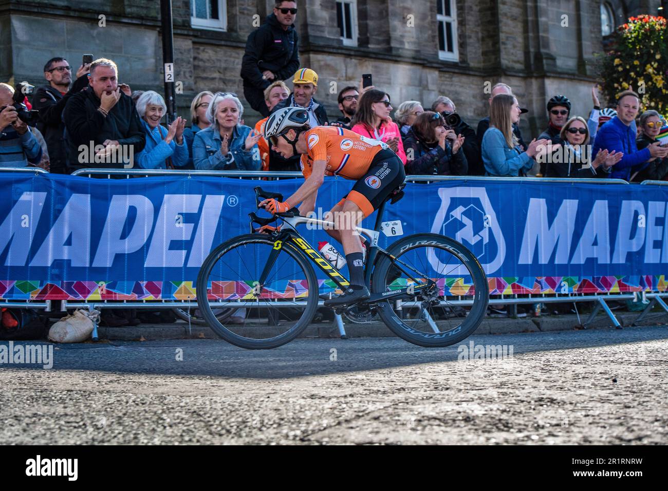 The worlds cycling road race Harrogate 2019 North Yorkshire Stock Photo ...