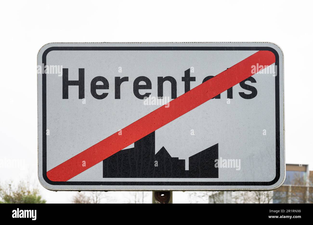 End Of Restriction Sign