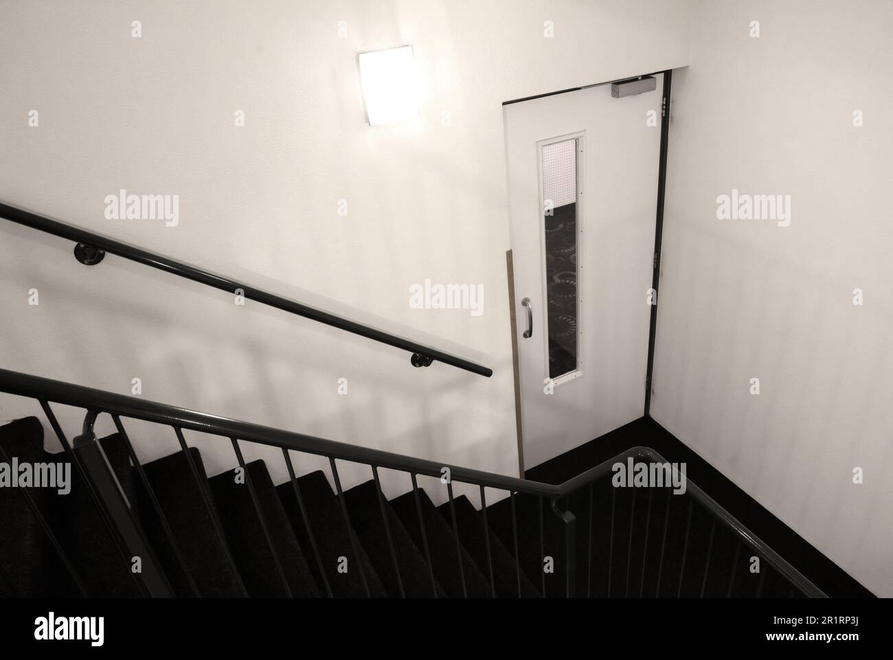 Emergency fire escape staircase hi-res stock photography and images - Alamy