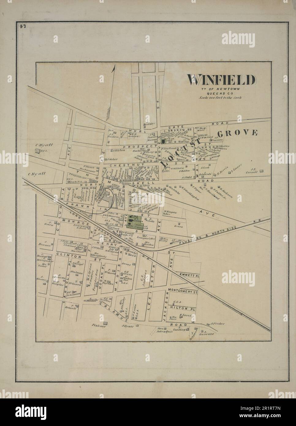 Map of comstock new york hi-res stock photography and images - Alamy