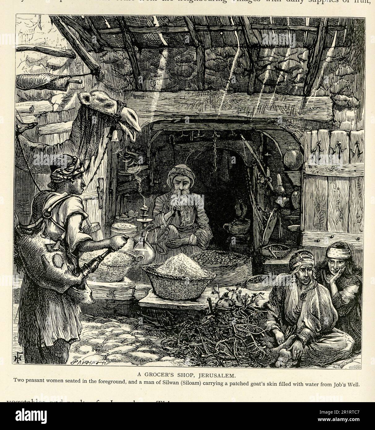 Grocery store woman man illustration hi-res stock photography and ...