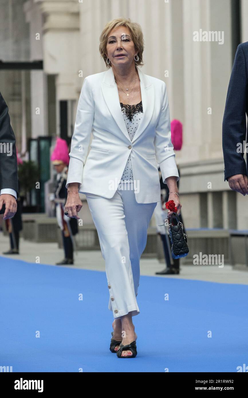 Madrid, Spain. 15th May, 2023. Presenter Ana Rosa Quintana attends ...