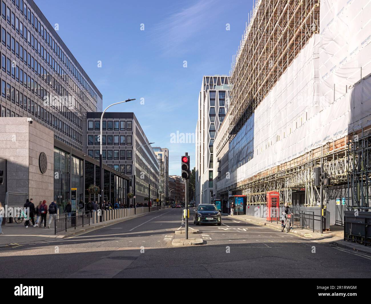 View along Victoria Street towards Broadway facades. The Broadway ...