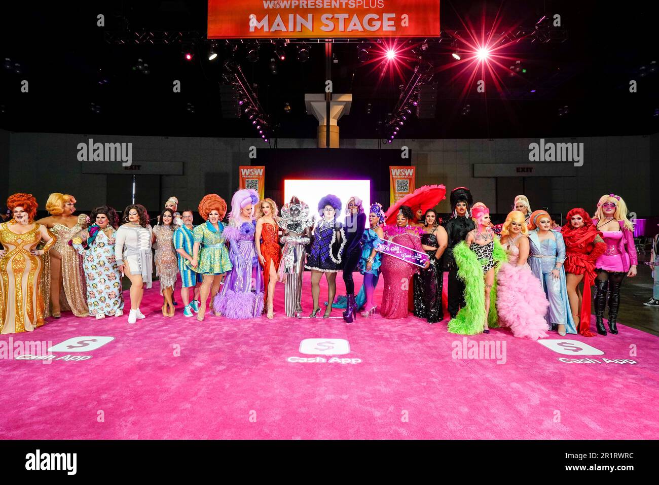 Los Angeles, USA. 23rd May, 2023. DragCon Drag Queens line up for the ...