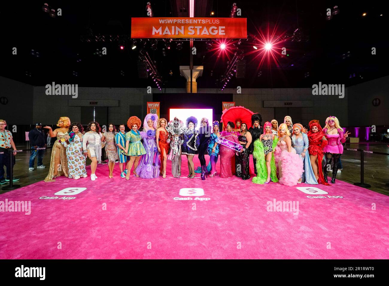 Los Angeles, USA. 23rd May, 2023. DragCon Drag Queens line up for the ...