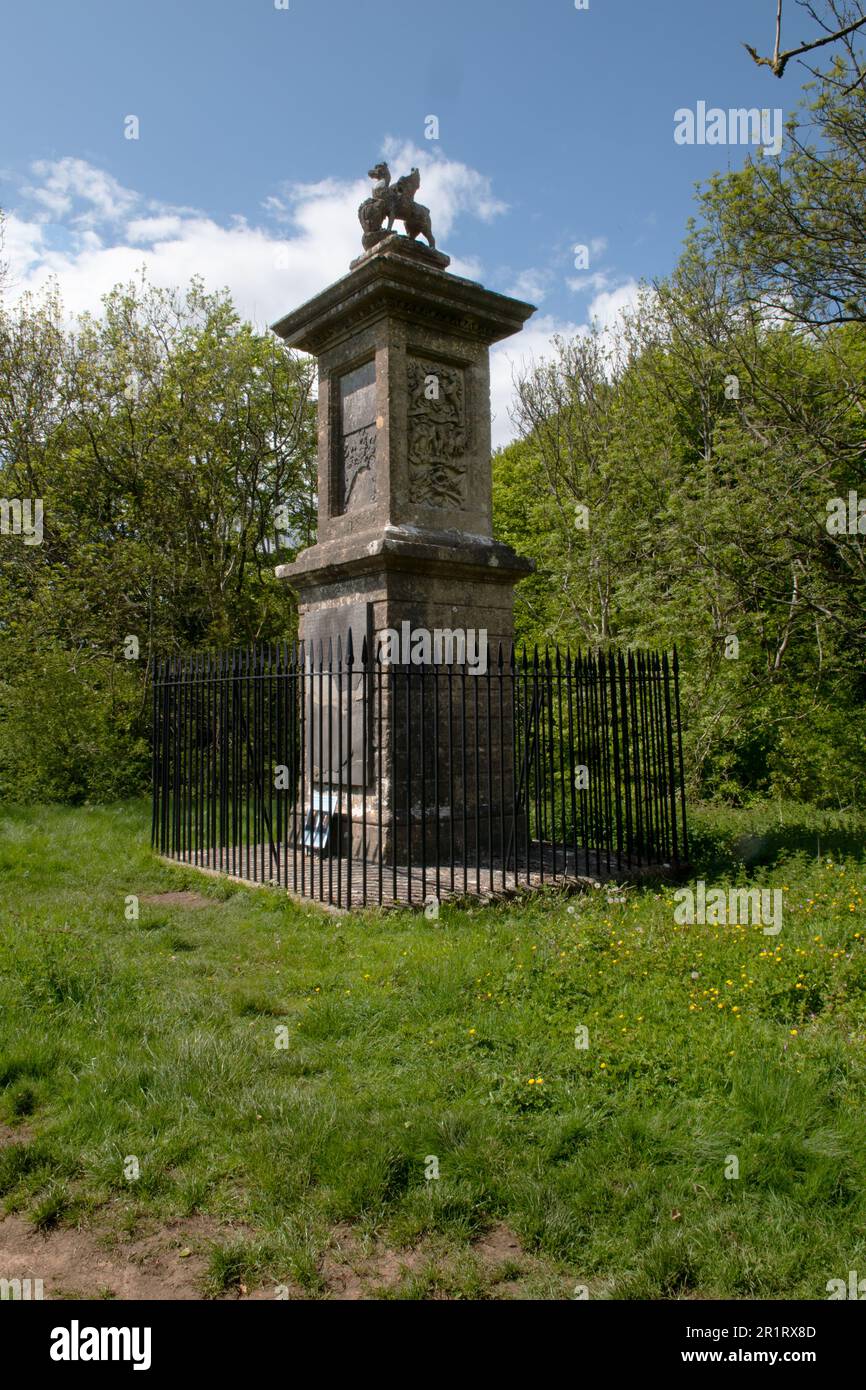 Sir Bevil Grenville's Monument to the commemorate the Royalist ...