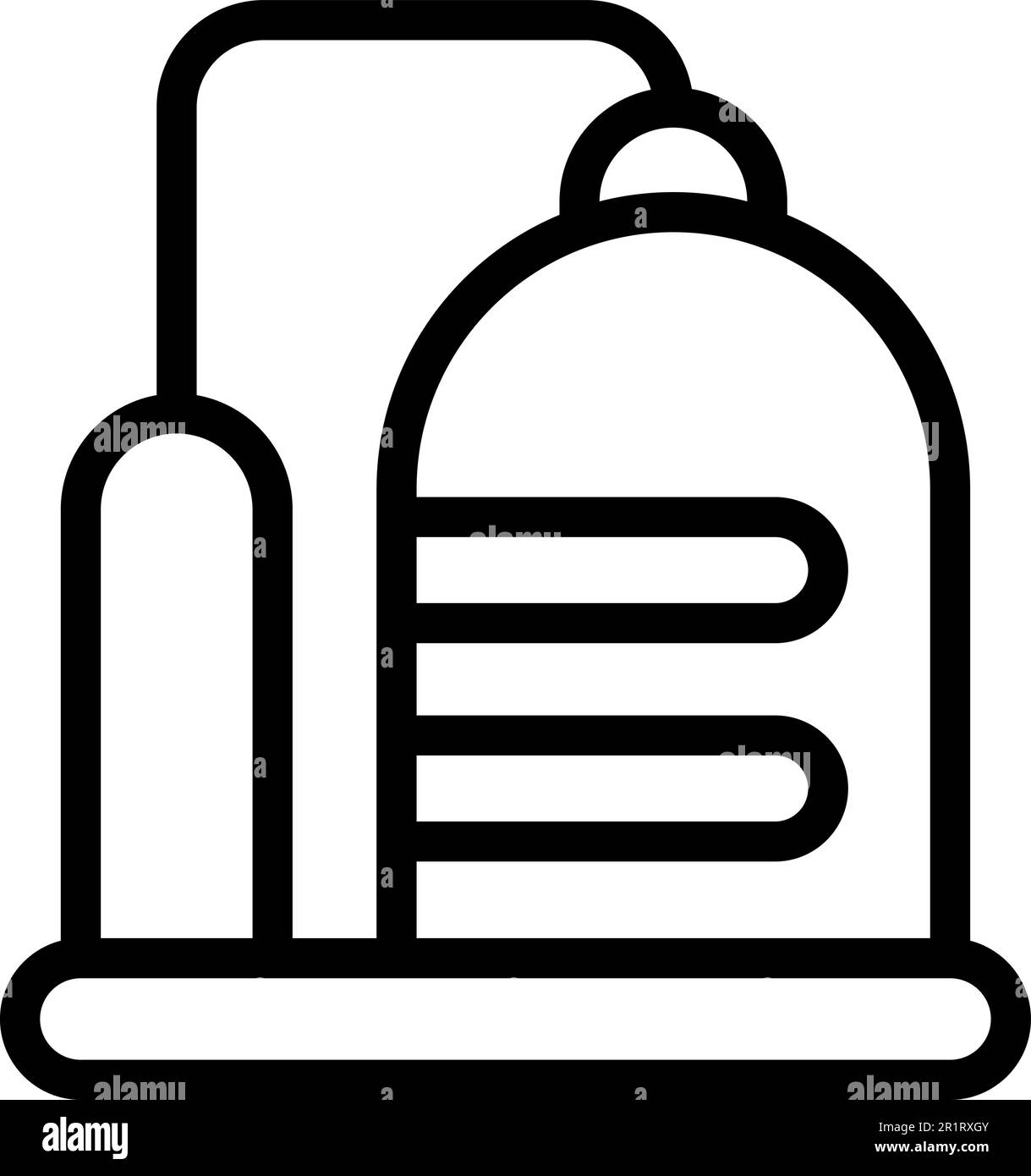 Fuel tank icon outline vector. Oil tanker. Energy cargo Stock Vector ...