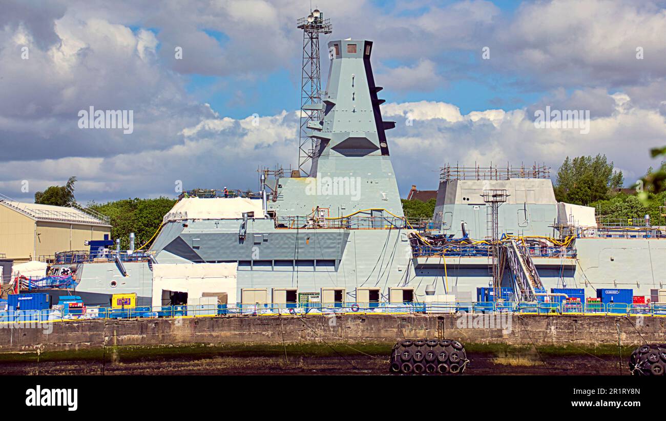 Glasgow, Scotland, UK 15th May, 2023. HMS Glasgow espionage ...