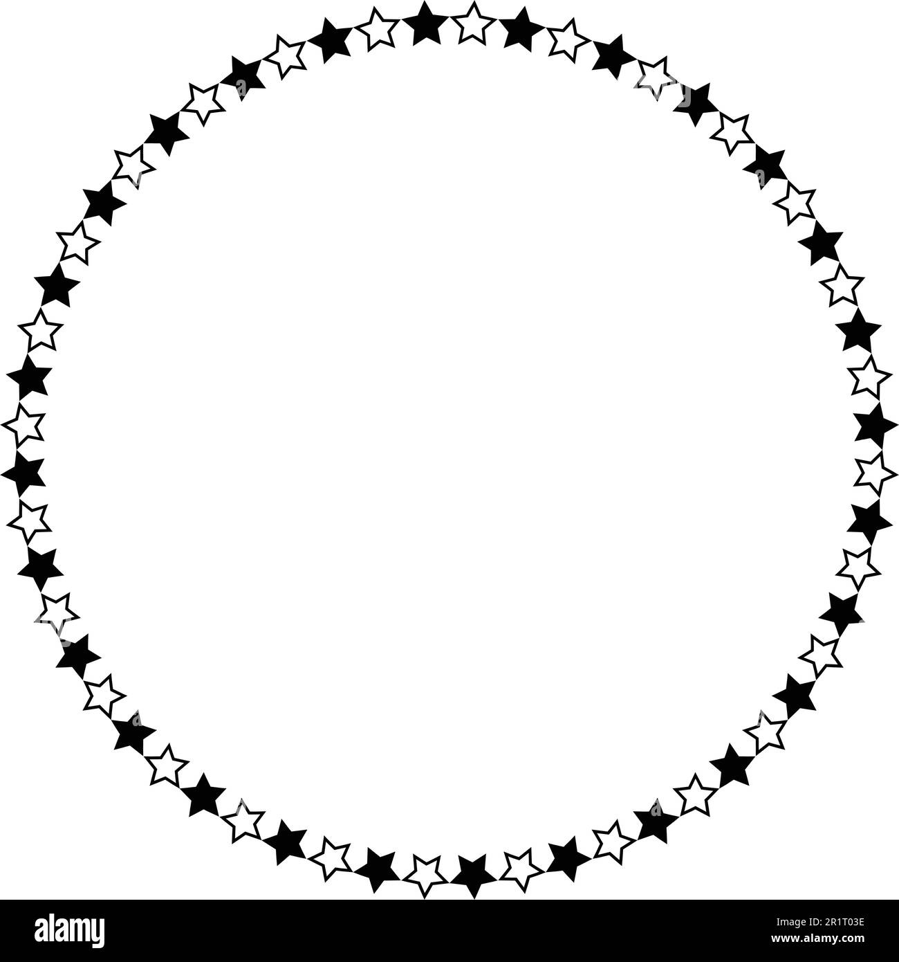 Circle frame round border design shape icon for decorative vintage ...