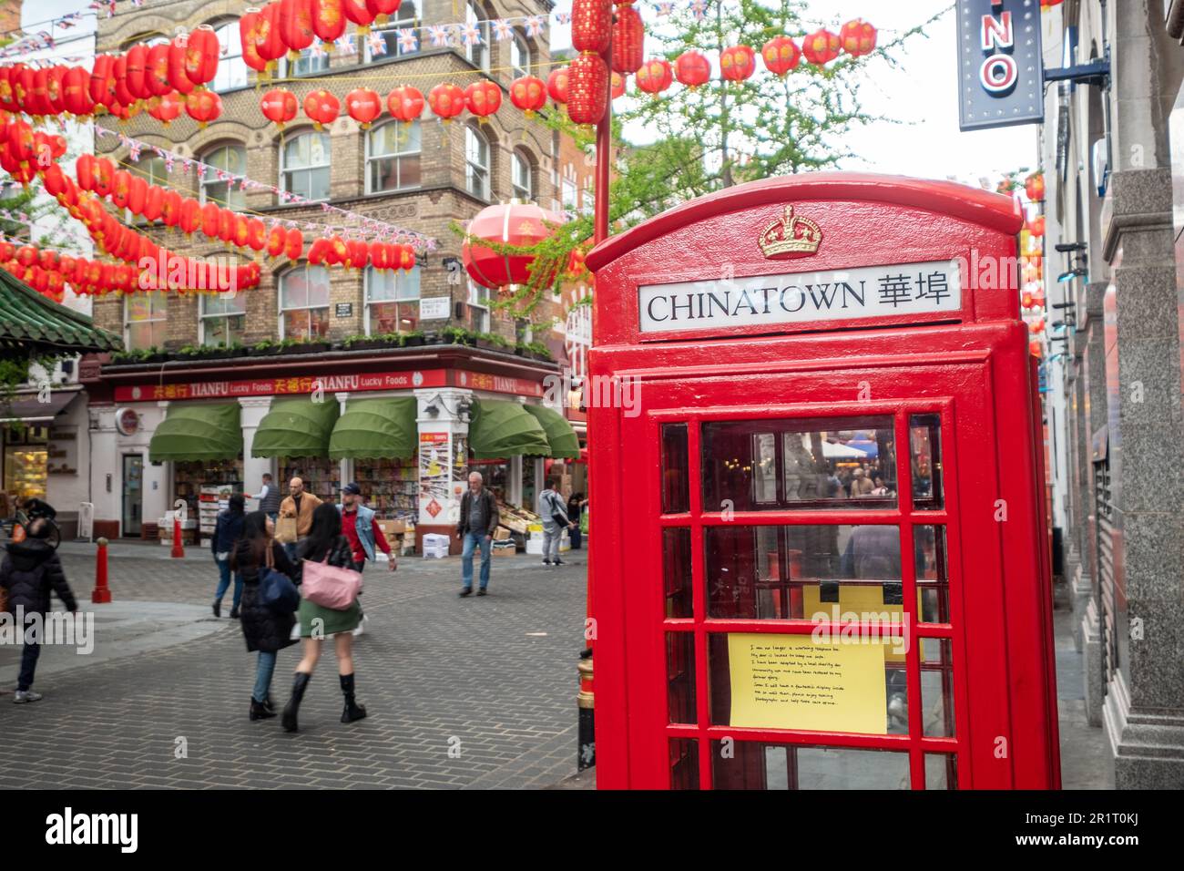 London- May 2023: Chinatown in Soho, London's West End Stock Photo - Alamy