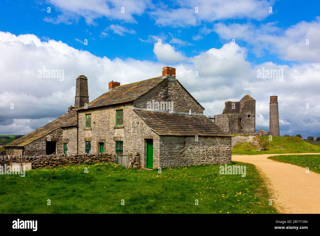 Magpie Mine near Sheldon the last working lead mine in Derbyshire Peak ...