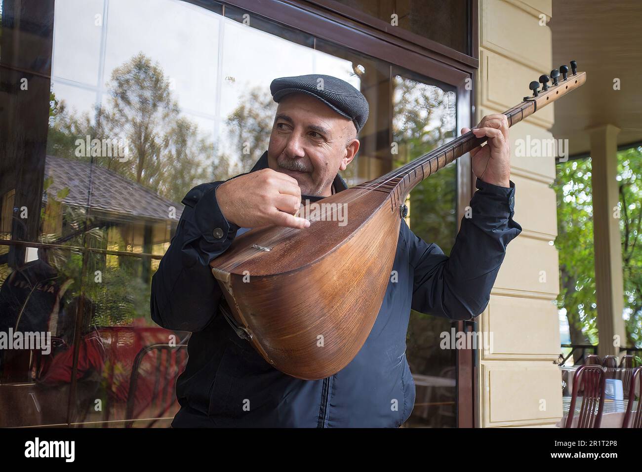 A musical welcome Stock Photo - Alamy