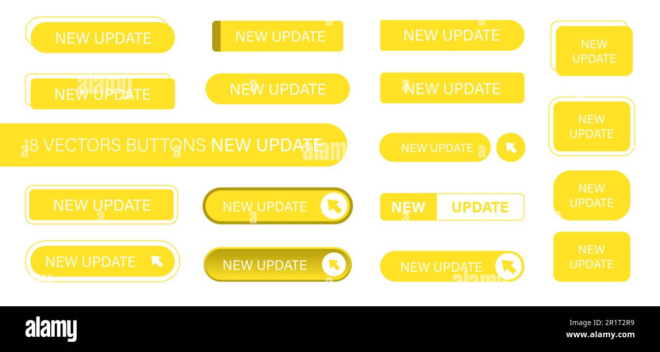 The new update is a set of simple modern buttons. Push button for an ... The new update is a set of simple modern buttons. Push button for an ...