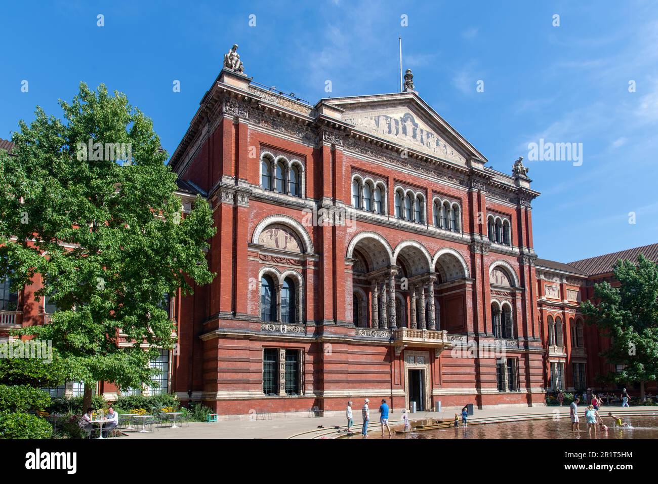 London, England-August 2022; View of the façade of the National Art ...