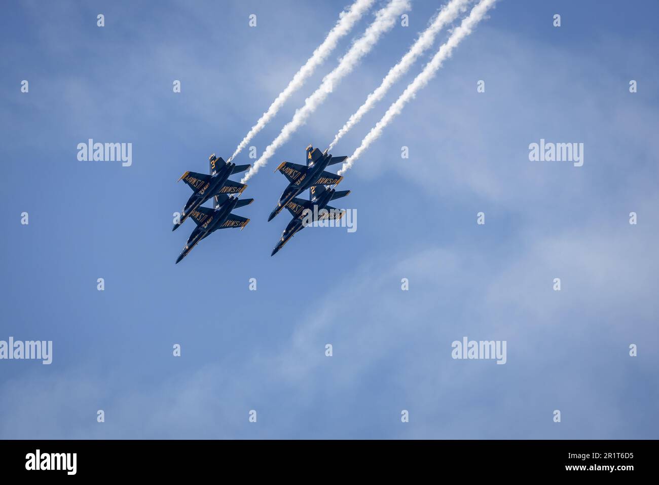Four synchronized jets hi-res stock photography and images - Alamy