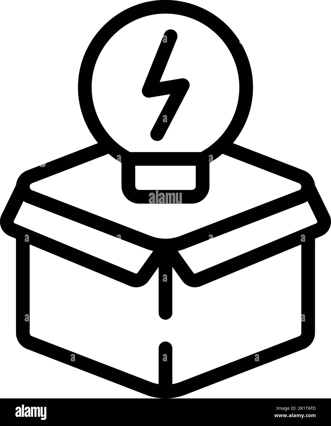 Black icon vector launch box hi-res stock photography and images - Alamy