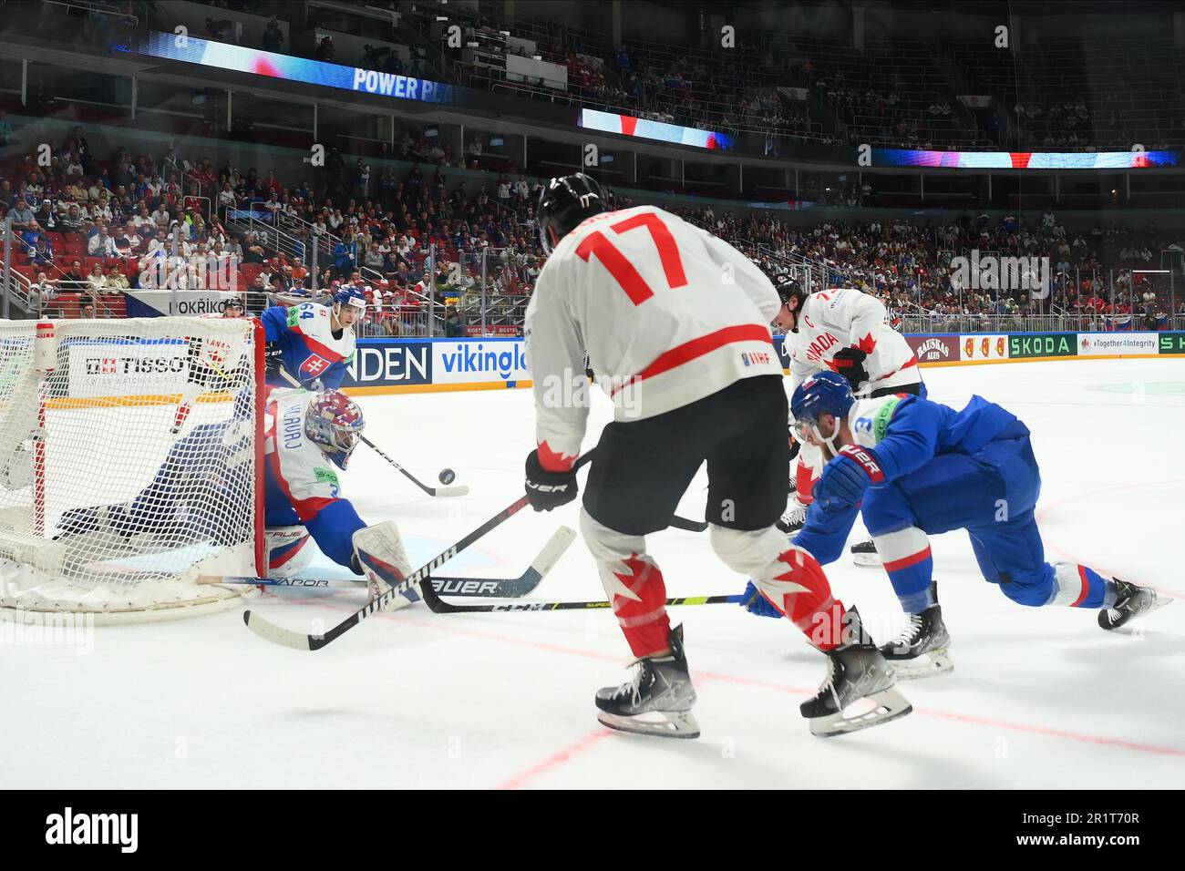 LATVIA, RIGA - 15.05.23: Game Slovakia vs Canada. IIHF 2023 Ice Hockey ...